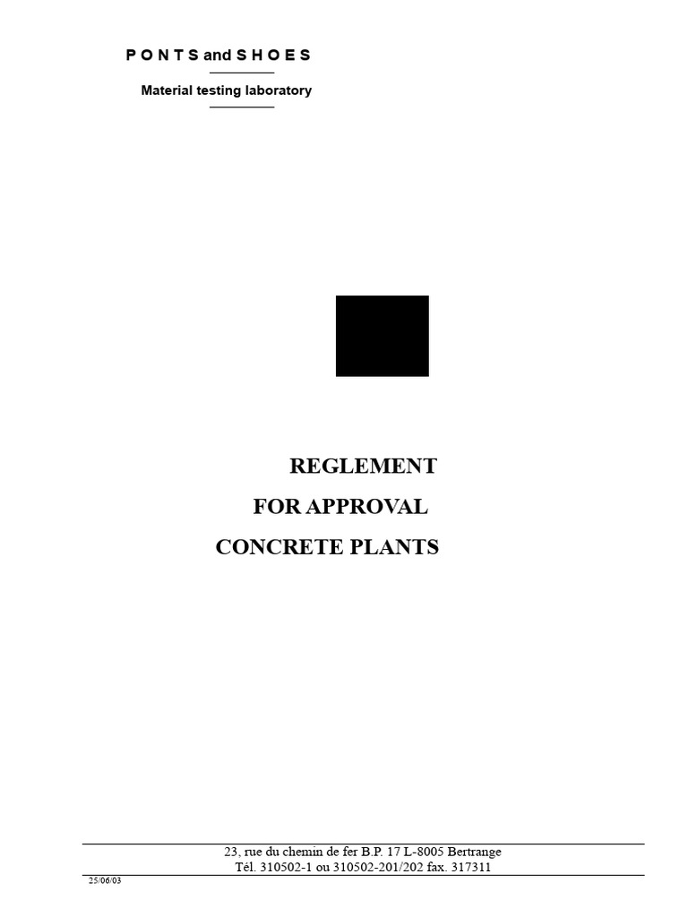 Central Concrete Regulation | PDF | Concrete | Construction Aggregate