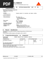 Ecolab High Performance Floor Cleaner SDS | PDF | Personal Protective ...