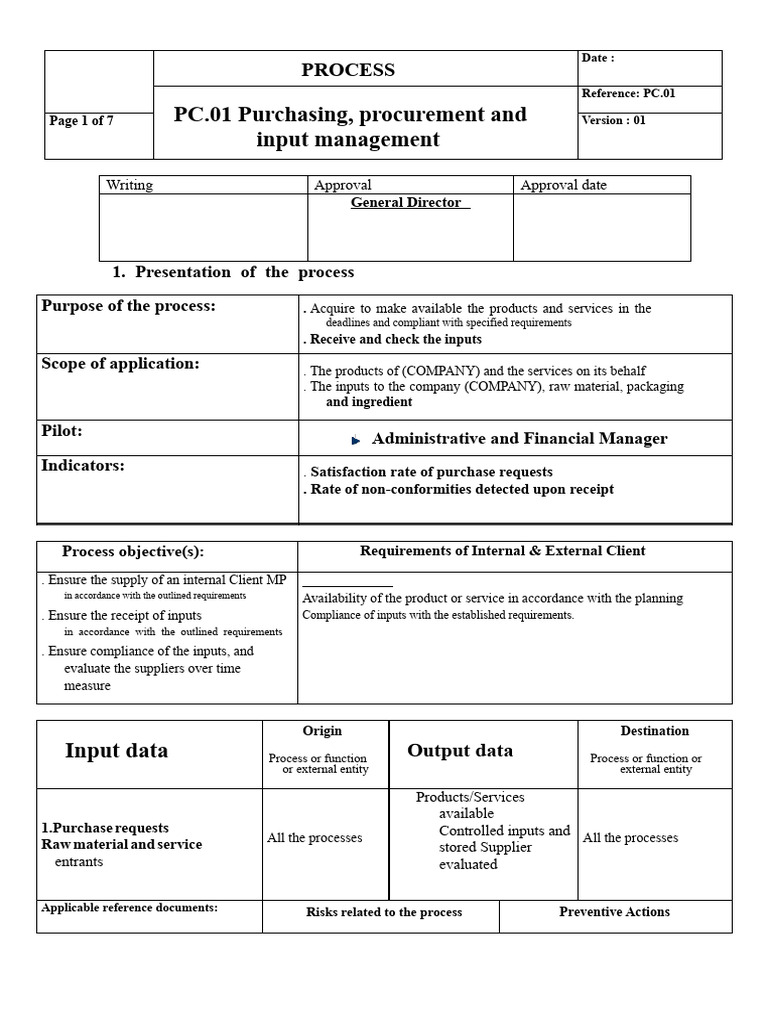 Purchasing and Procurement Process | PDF | Procurement | Business