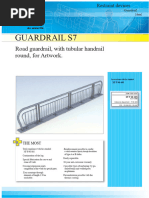 W-Beam Guardrail Installation Guide | PDF | Road | Manufactured Goods