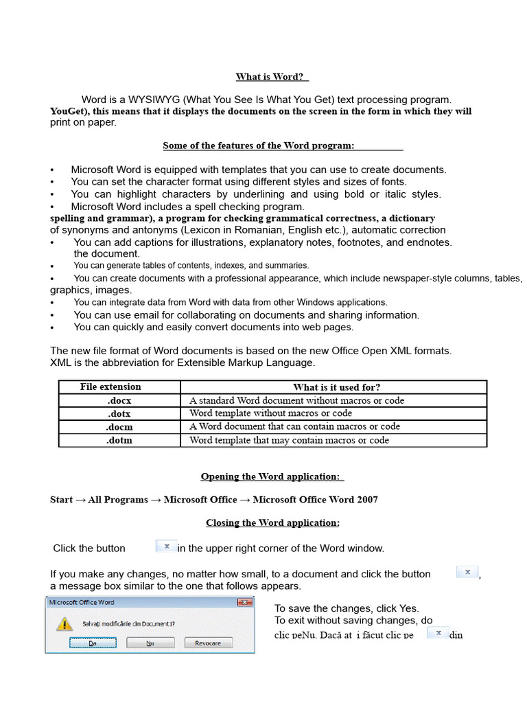 What is Word | PDF | Microsoft Word | Typefaces
