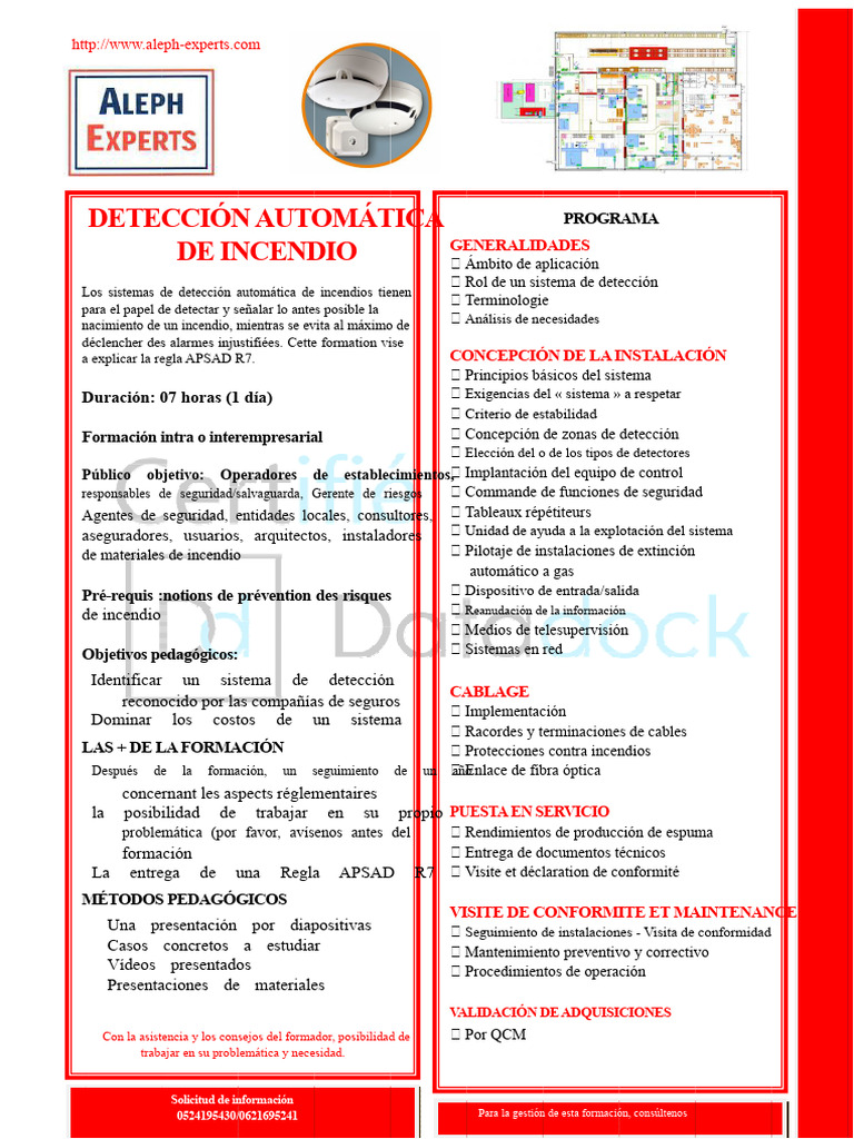 Apsad r7 Detección Automática de Incendios - Aleph Experts | PDF ...