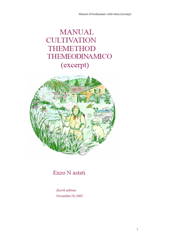 Homeodynamics Manual | PDF | Agriculture | Soil