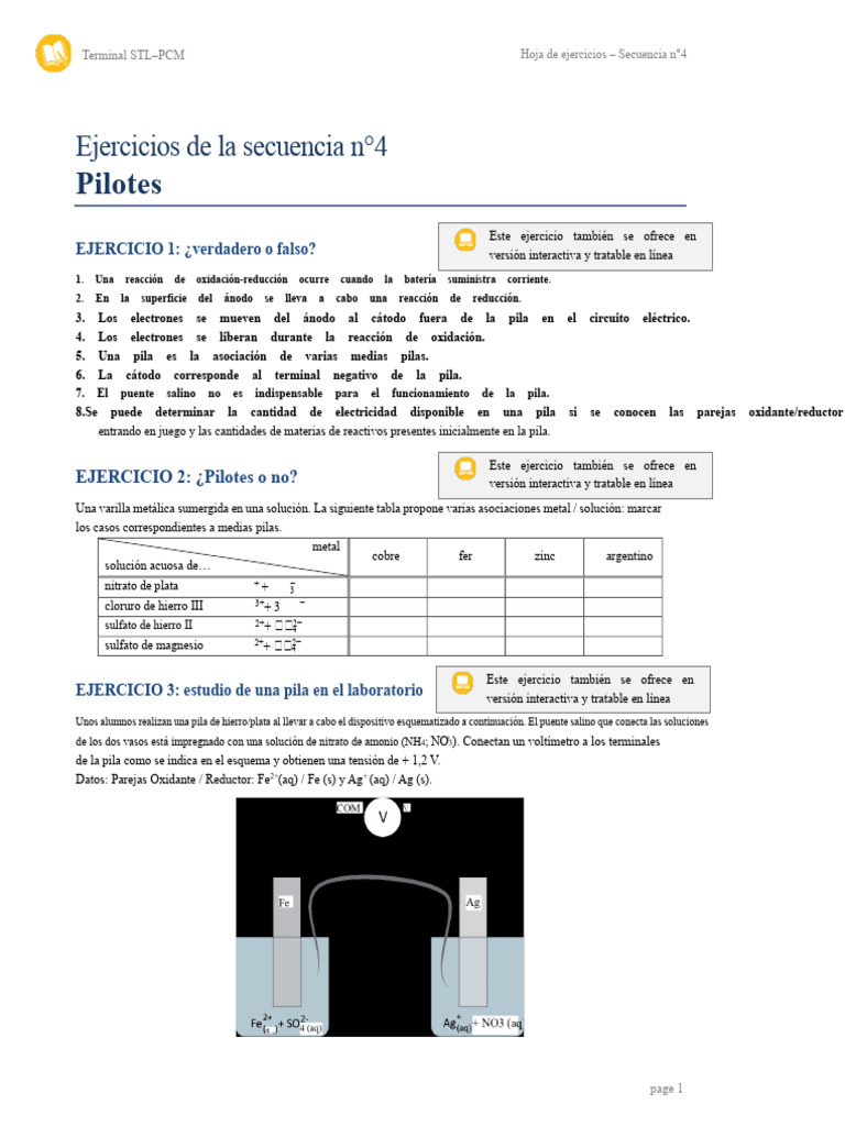 PCMterm_Seq04_Ejercicios.pdf | PDF | Pila de combustible | Rieles