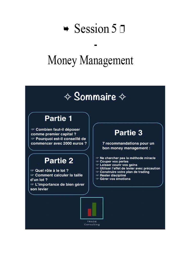 Effective Money Management in Trading | PDF | Investment Management | Risk