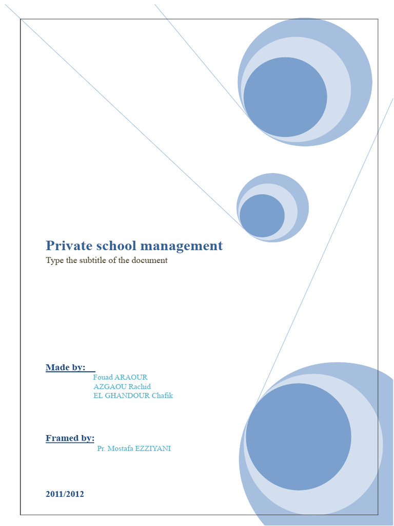 Management Report Private School | PDF | Databases | Microsoft Sql Server
