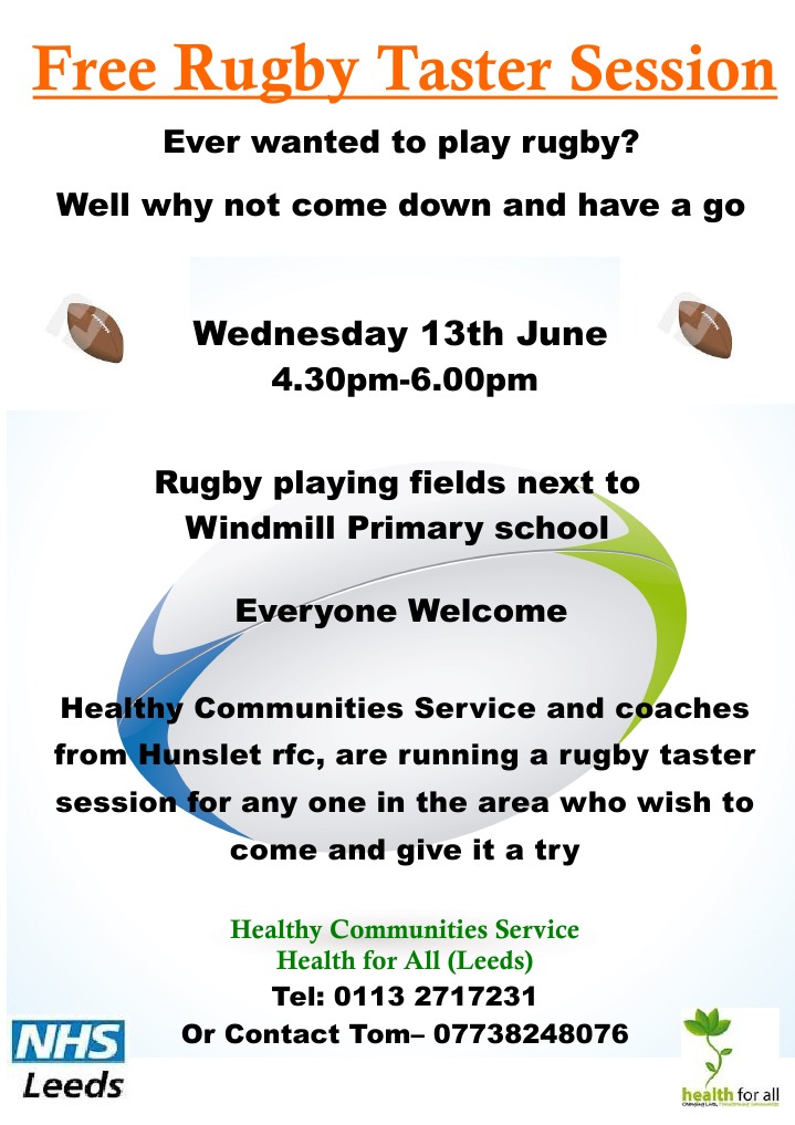 Free Rugby Taster Session in Leeds | PDF