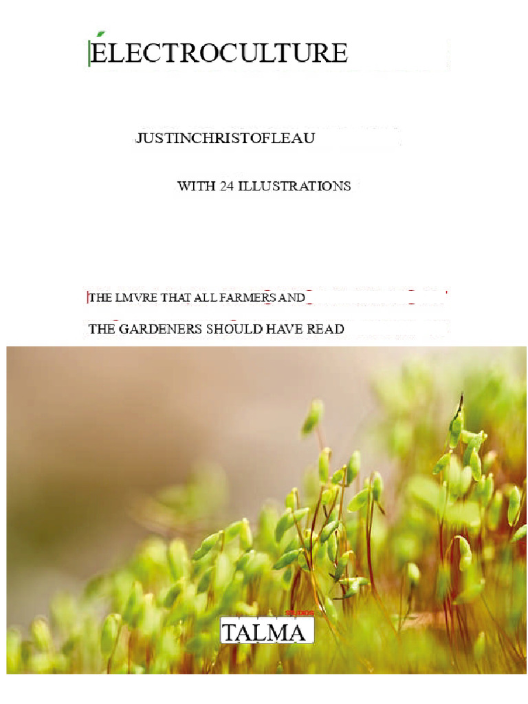 Christofleau Justin Electroculture | PDF | Soil | Compass