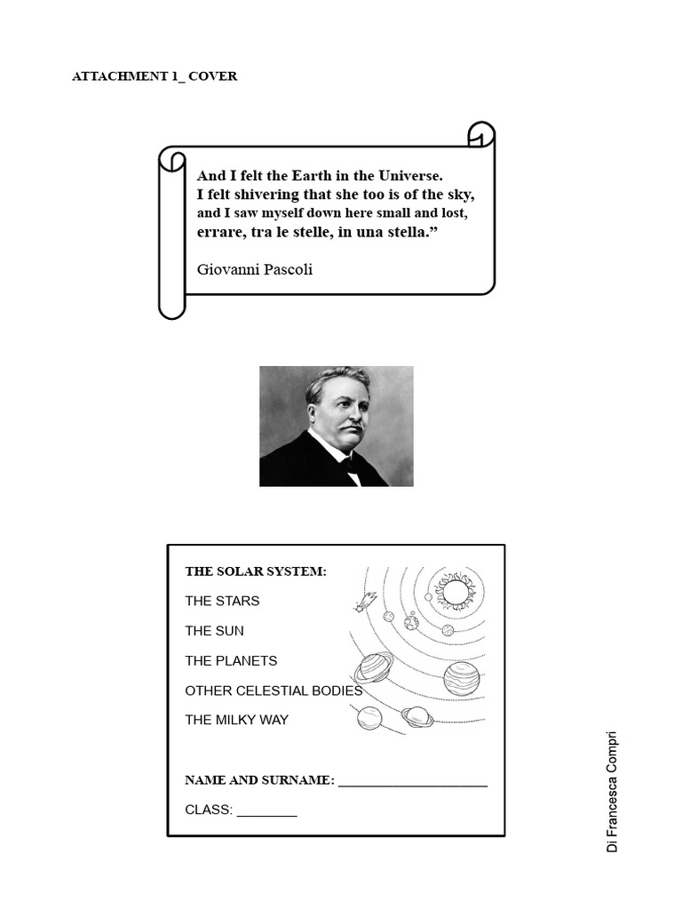 Solar System Lapbook Model | PDF