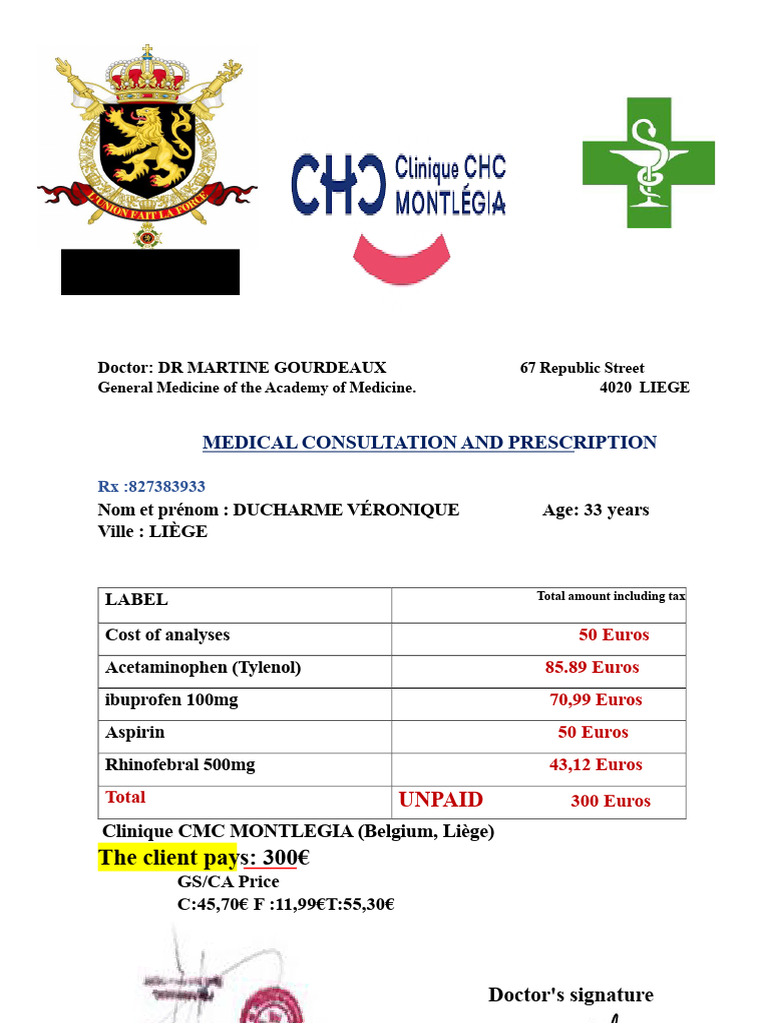 Medical Consultation Summary for Ducharme | PDF