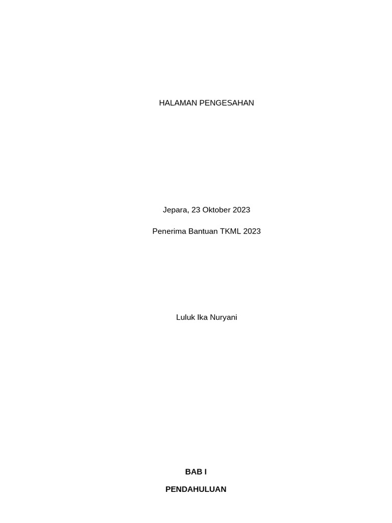 LPJ TKML Ananta | PDF