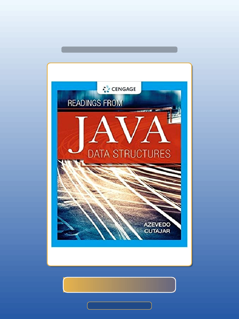 Test Bank of Readings From Java Data Structures eBook and TestBank ...