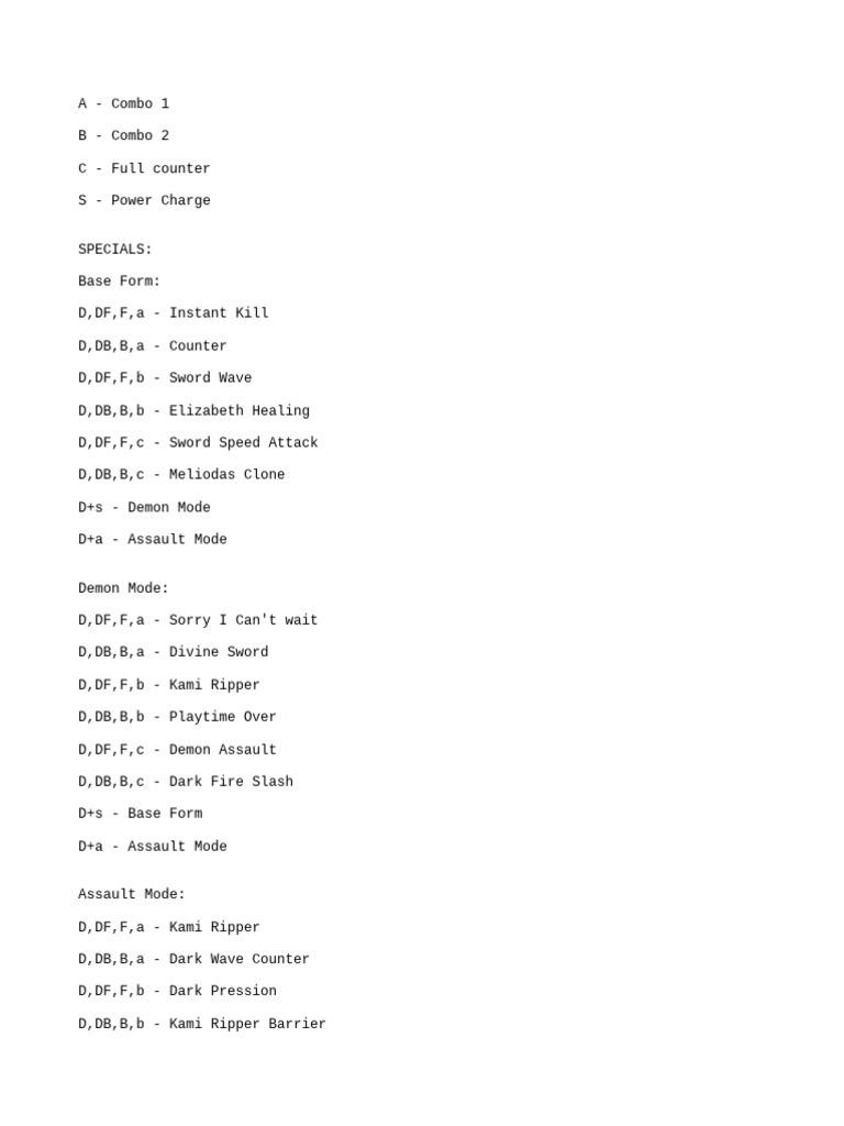 Zz Moveset | PDF