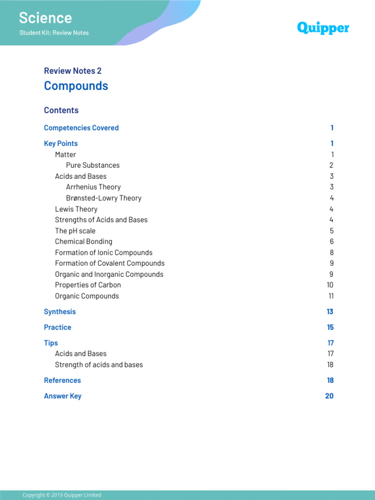 Compounds: Acids, Bases, and Bonding | PDF | Ion | Acid