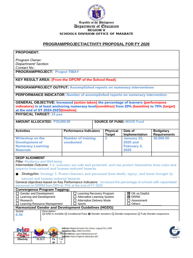 PPA Proposal Template | PDF