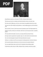 Emily Dickinson's Dashes: Meaning and Ambiguity | PDF | Emily Dickinson ...