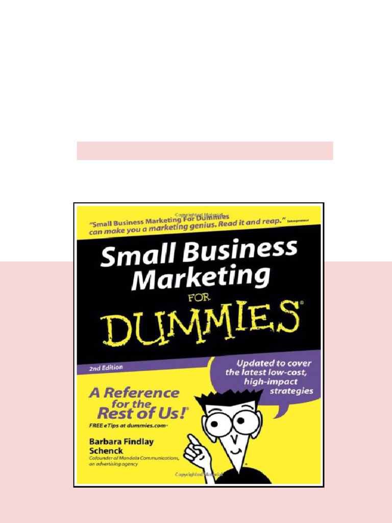 Small Business Marketing for Dummies 2nd Edition Barbara Findlay ...