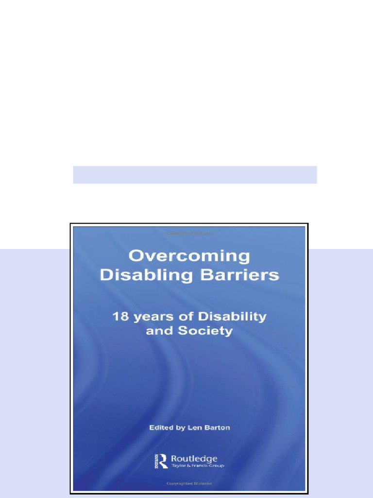 (Ebook) Overcoming Disabling Barriers: 18 Years of Disability and ...