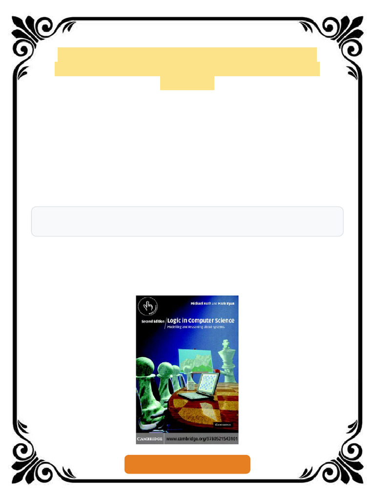 Logic in Computer Science 2nd Edition M. Huth ebook publication set ...