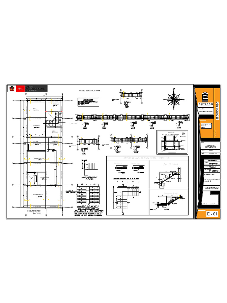 Plano 02 Estructuras | PDF