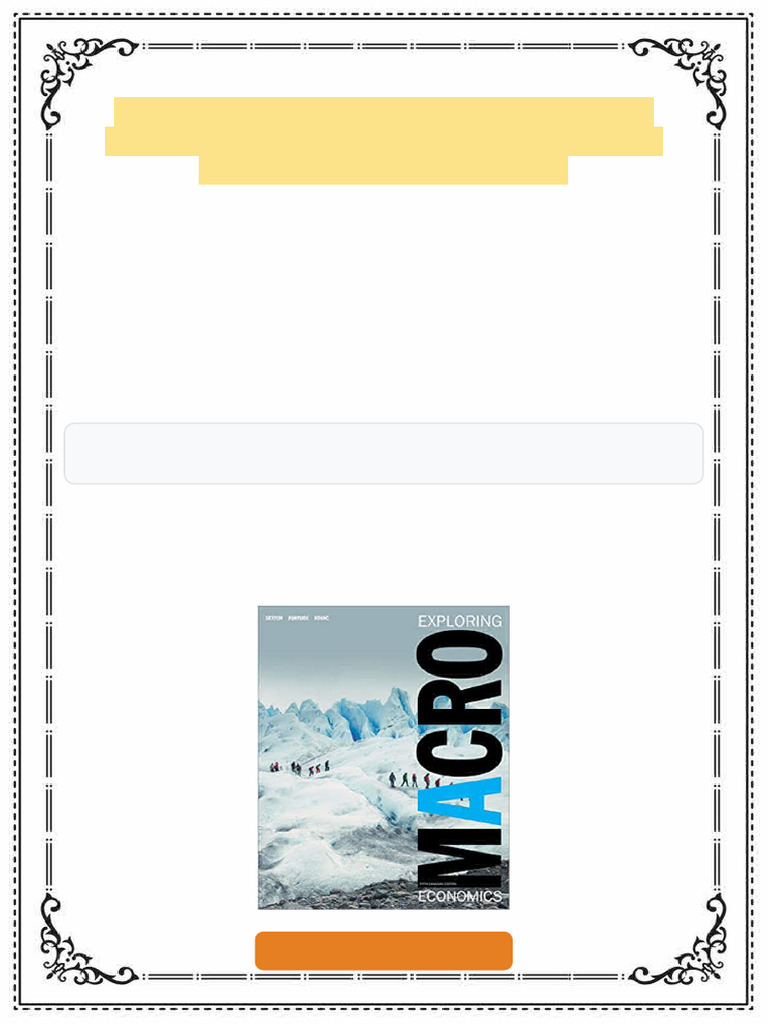 Get Immediate Access To (Ebook PDF) Exploring Macroeconomics 5Th ...