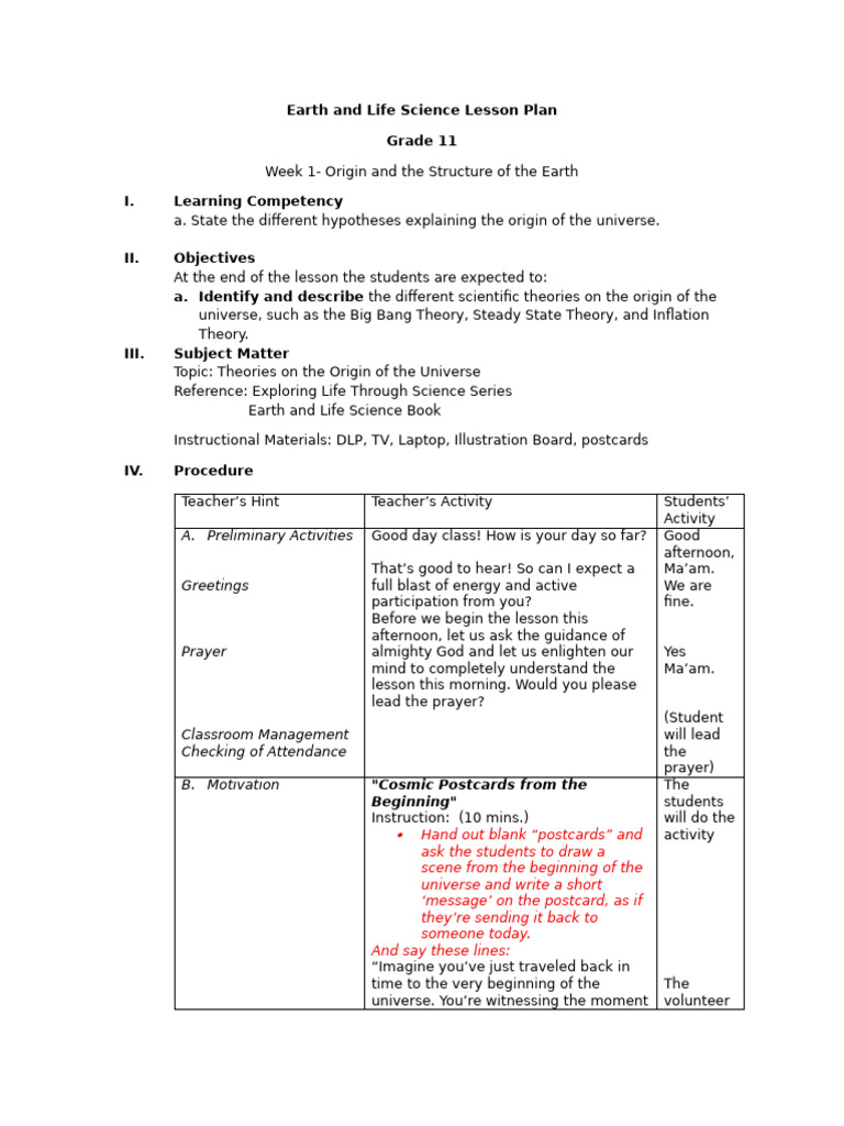 Theories of Universe Origin for Grade 11 | PDF | Universe | Big Bang