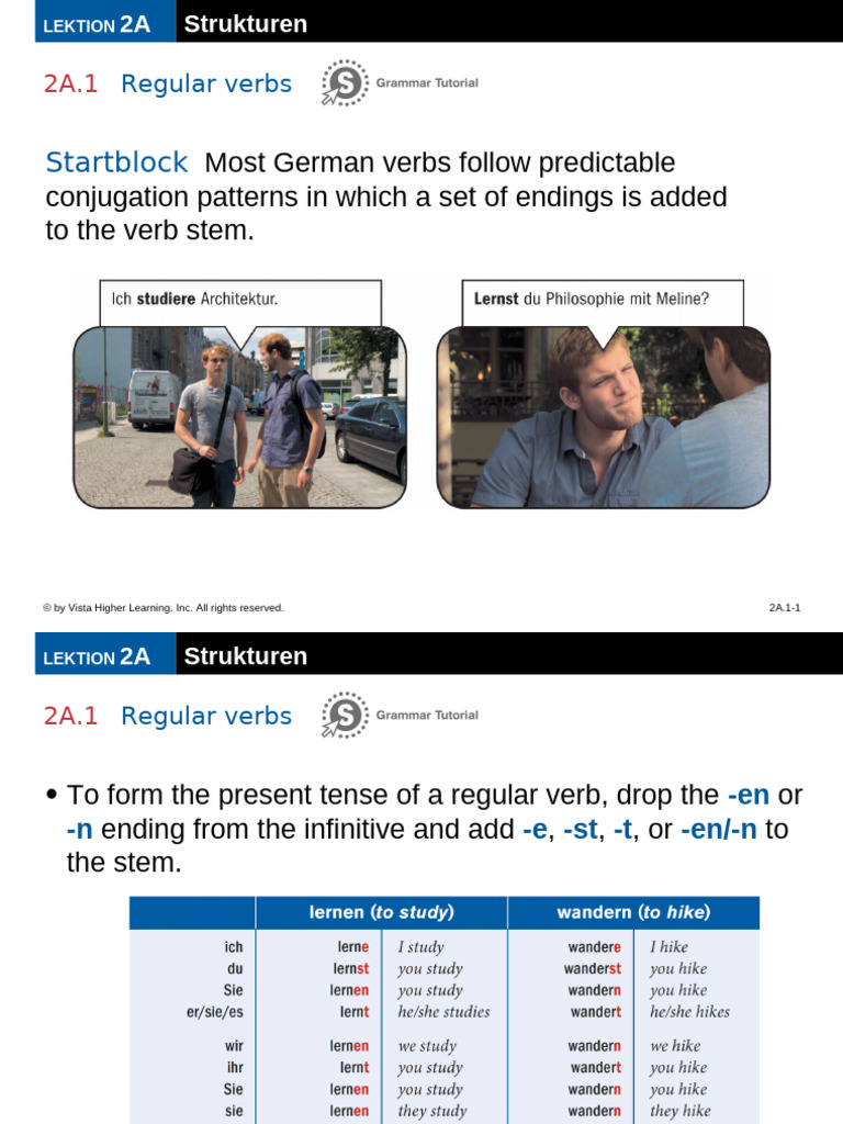 German Regular Verbs Conjugation Guide | PDF | Languages | Foreign ...
