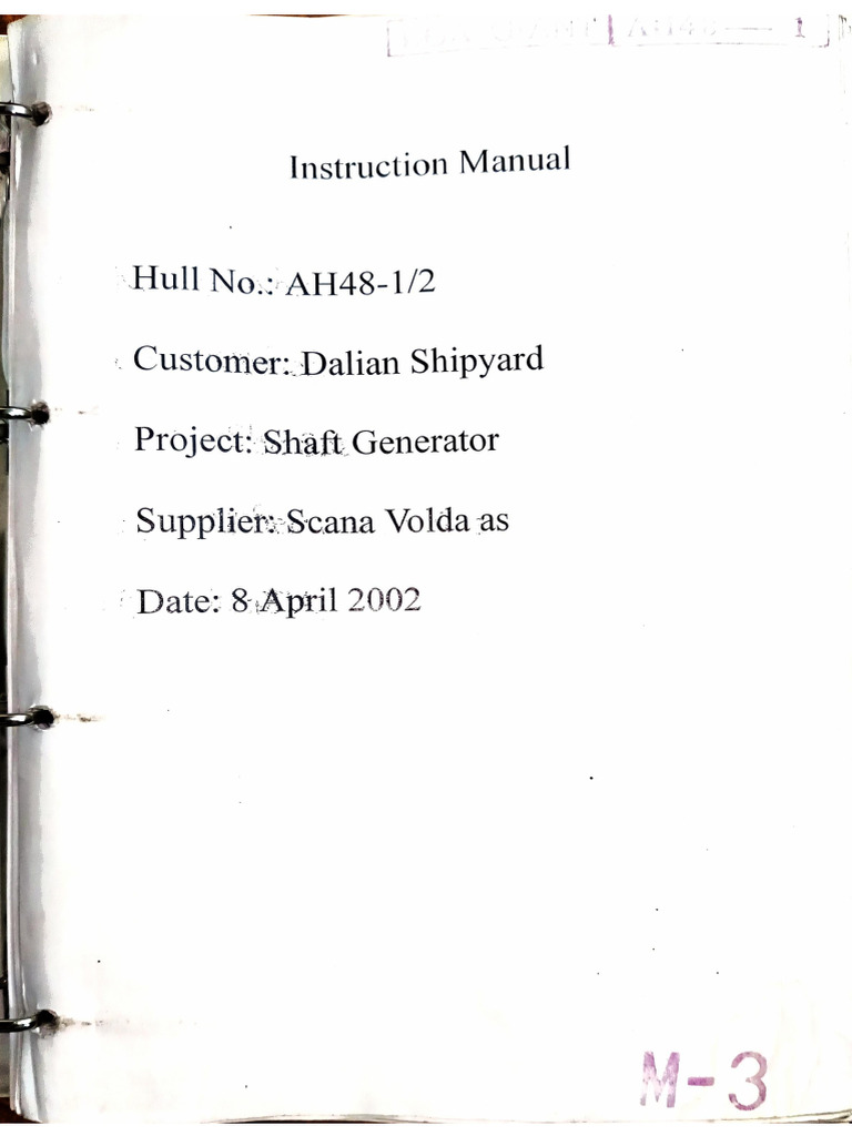 Shaft Generator | PDF