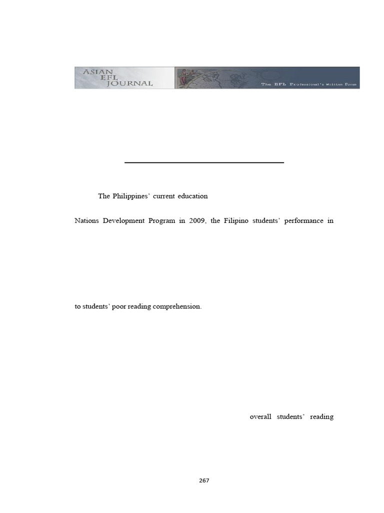 Aefl June 2019 Volume 24 Issue 4.1 | PDF | Reading Comprehension ...