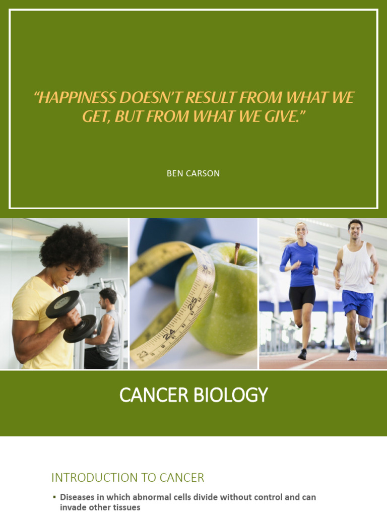 Understanding Cancer Biology Basics | PDF | Cancer | Oncogene