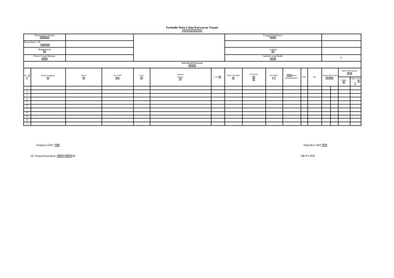 Form Test Interview | PDF