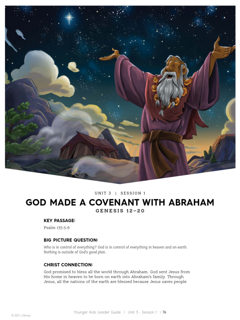 God’s Covenant with Abraham Guide | PDF | Abraham | Sarah