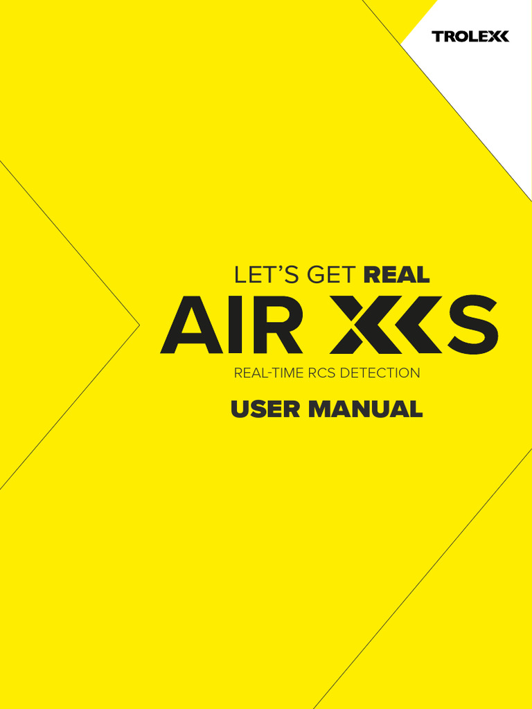 Real-Time RCS Detection User Manual | PDF | Power Supply | Usb