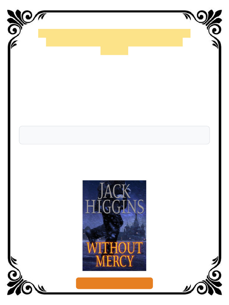 Without Mercy First Edition Jack Higgins Ebook Extended Reading Edition ...