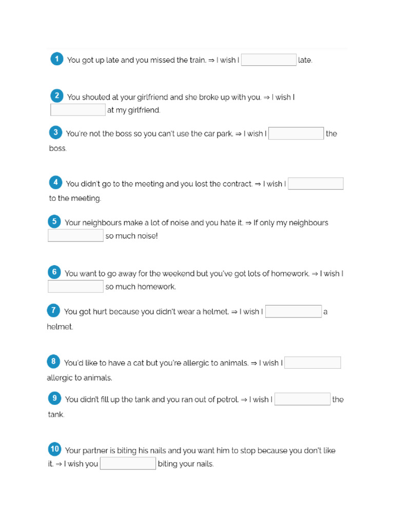 Activity Wish Modals | PDF