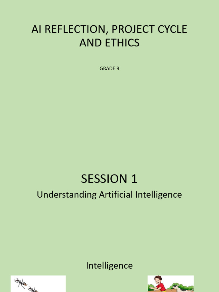 Ai Reflection, Project Cycle and Ethics | PDF | Artificial Intelligence ...