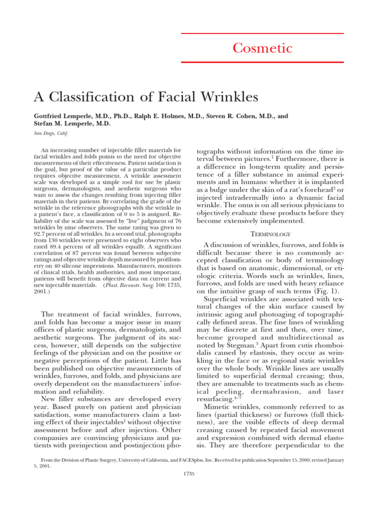 WrinkleScaleLemperle 1 8 | PDF | Wrinkle