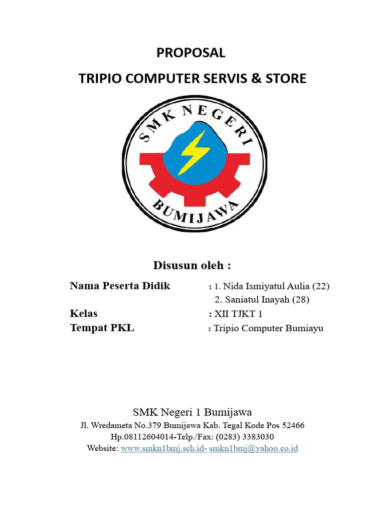 Profil Usaha Tripio Computer Bumiayu | PDF