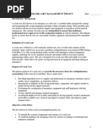 Crash Cart Setup and Daily Checklist | PDF