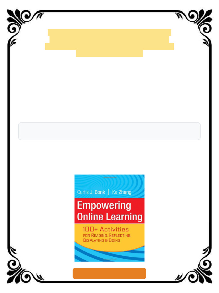 Empowering Online Learning 100 Activities for Reading Reflecting ...