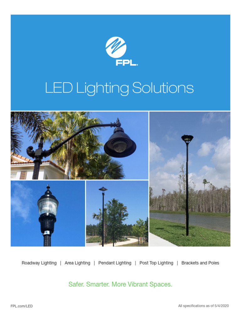 1 DATA _ FPL LIGHT POLE LED Lighting Solutions Catalog _ Recd 07.07. ...