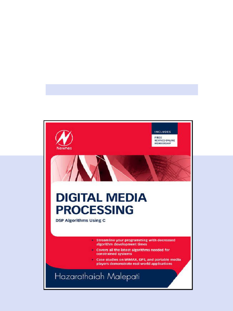 Digital Media Processing DSP Algorithms Using C Hazarathaiah Malepati ...