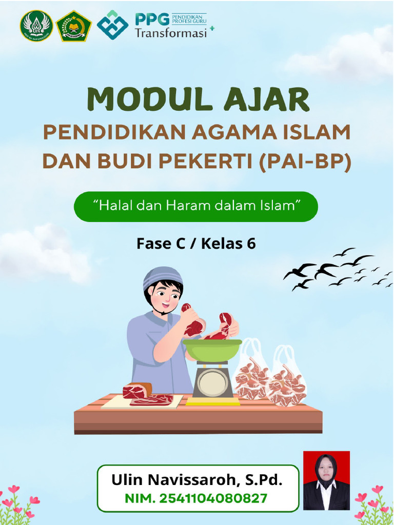 Halal dan Haram: Modul Pembelajaran Islam | PDF
