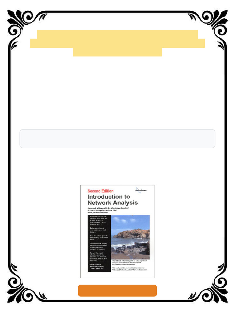 Introduction to Network Analysis 2nd Edition Laura Chappell ebook ...