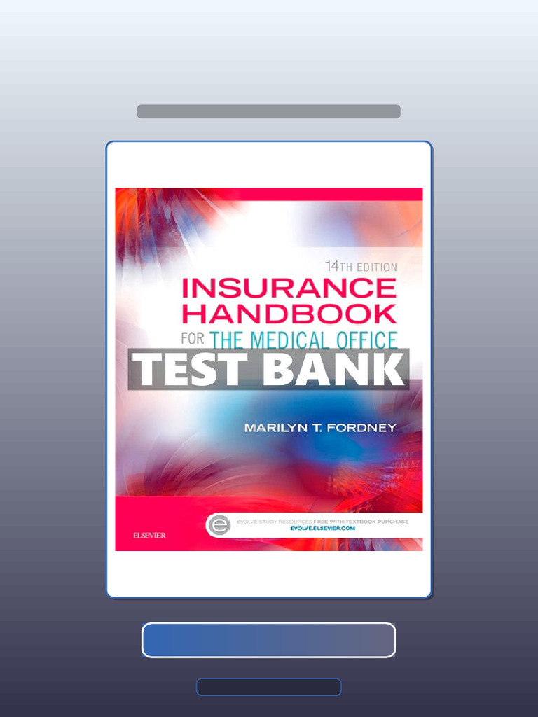Test Bank of Insurance Handbook For The Medical Office 14th Edition ...