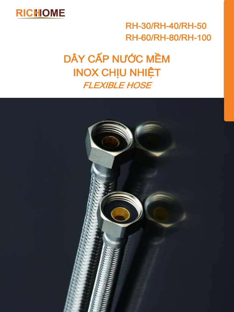 Catalogue RH-30-100 (Day Cap Nuoc Inox Chiu Nhiet) - E-V NEW | PDF