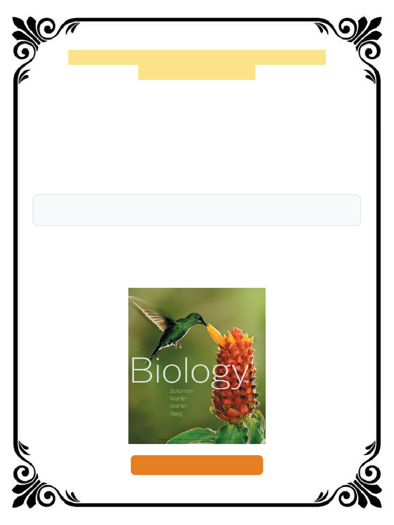 Biology Solomon ebook smart reader format | PDF | Cell Membrane | Cell ...