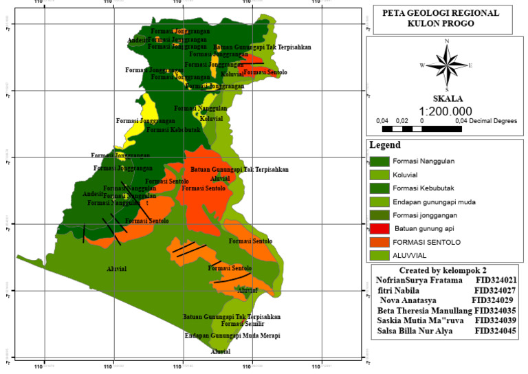 peta geologi kulon progo | PDF