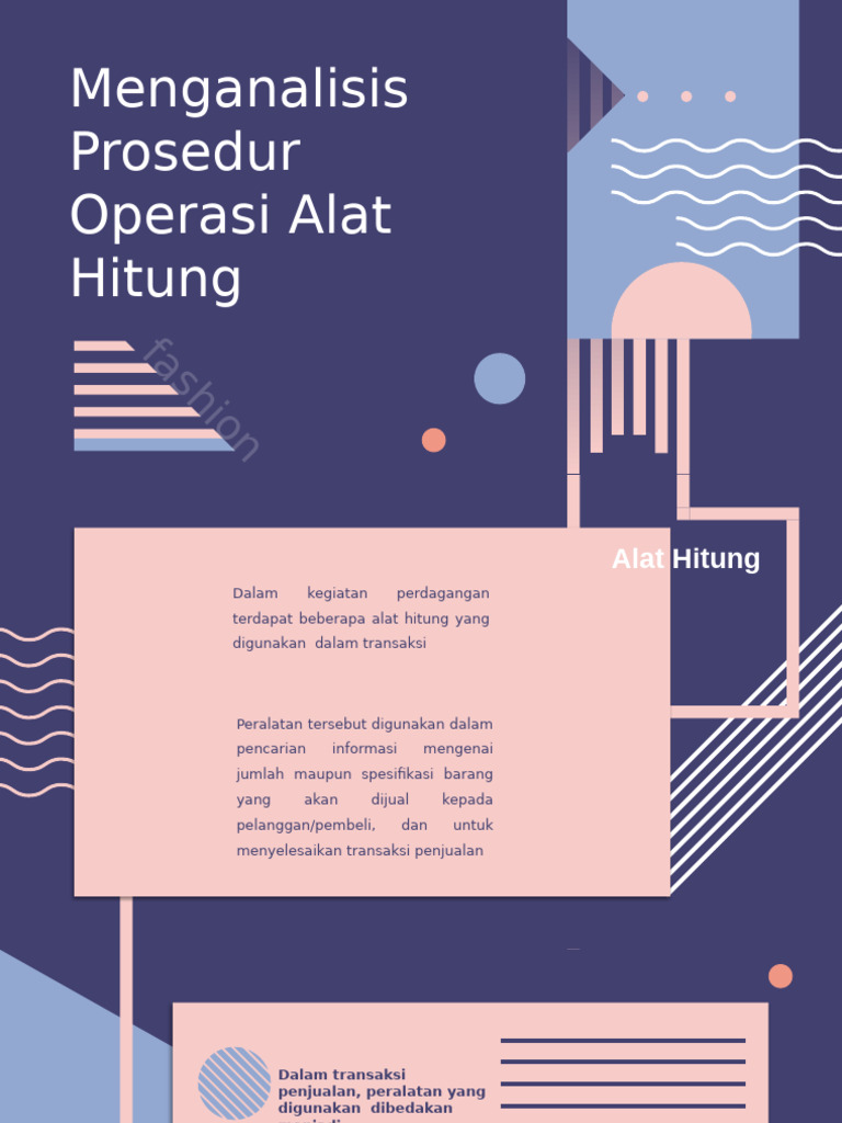 Prosedur Operasi Alat Hitung Bisnis | PDF