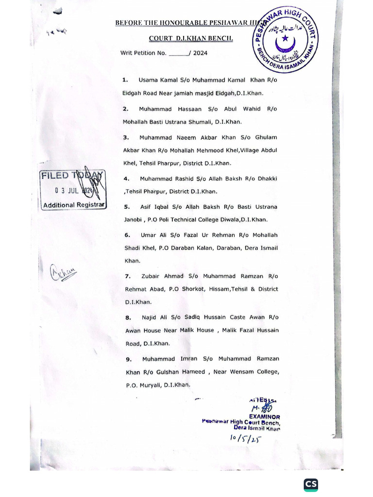 13- Hight Court Judgment Writ Pet# 284-d2024 | PDF